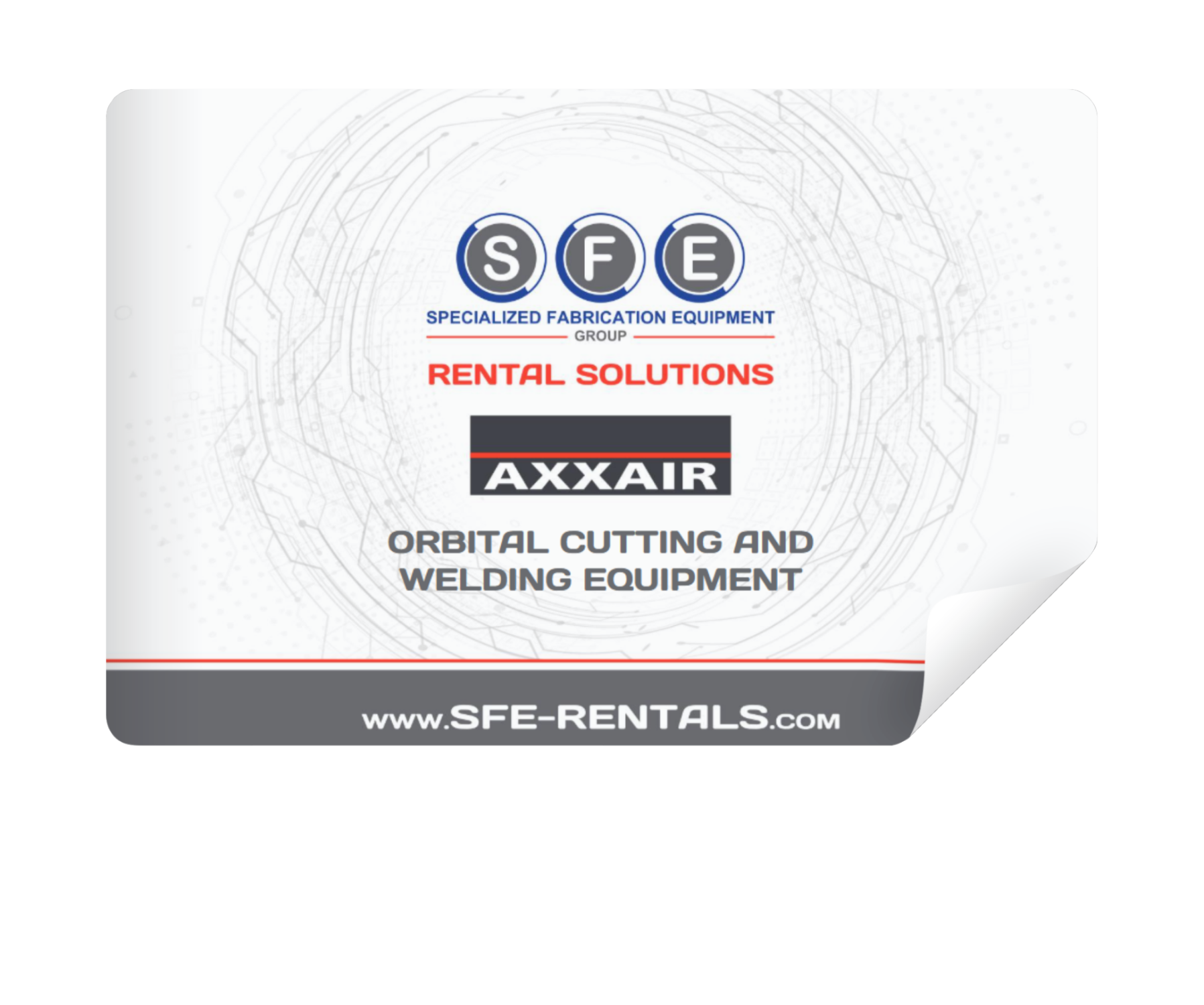 AXXAIR Rental Solutions Brochure - SFE Group